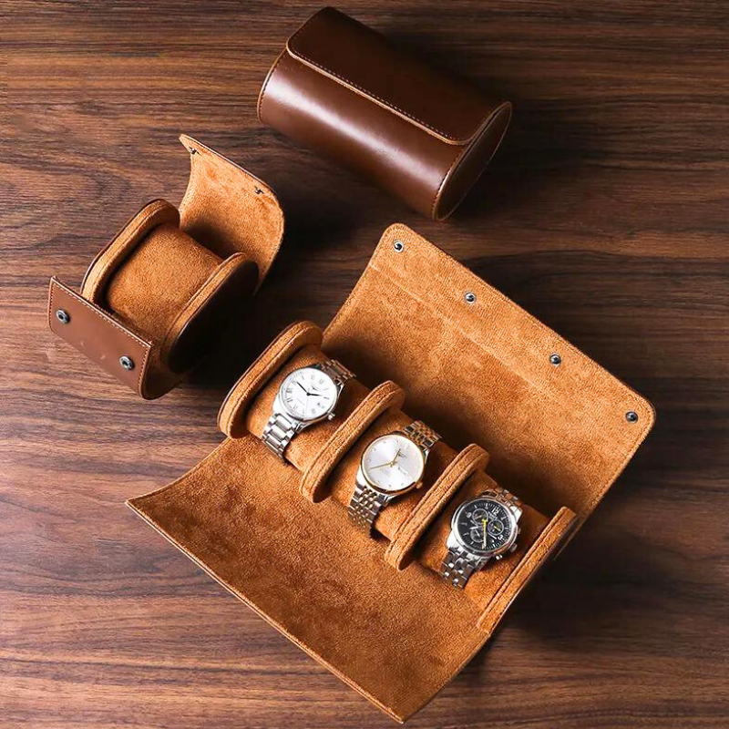 Royal Portable Leather Watch Storage Box – Harriet Ark